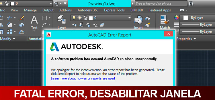 How To Fix Autocad Error Fatal Error Report Shorts Baysection