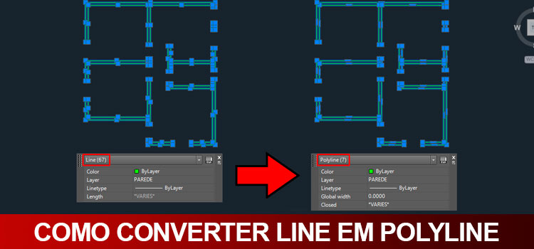 Converter lines em polylines - QualifiCAD