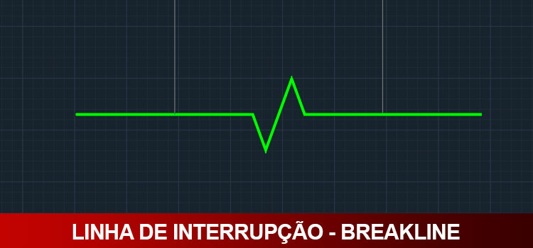 Linha de interrupção - Break line - QualifiCAD