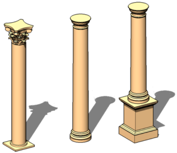 Pilar estrutural e coluna arquitetônica - Qualificad