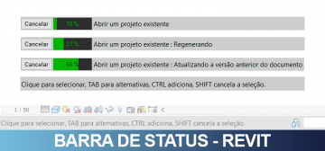Barra de status - Revit - Qualificad
