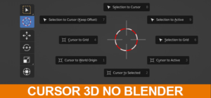 CURSOR 3D - BLENDER - Qualificad