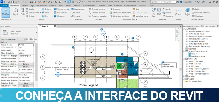 Conheça a interface do Revit - Aprenda agora! QualifiCAD